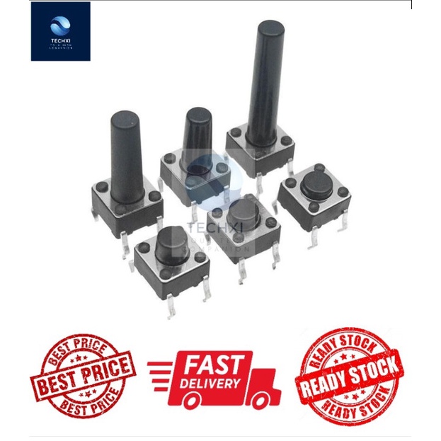 Tactile Switch Mini Push Button Momentary Arduino PIC | Shopee Malaysia