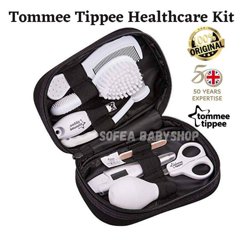 Tommee Tippee Healthcare Kit Set Baby Grooming Kit Set With Thermometer Tommy Tippee Newborn ...
