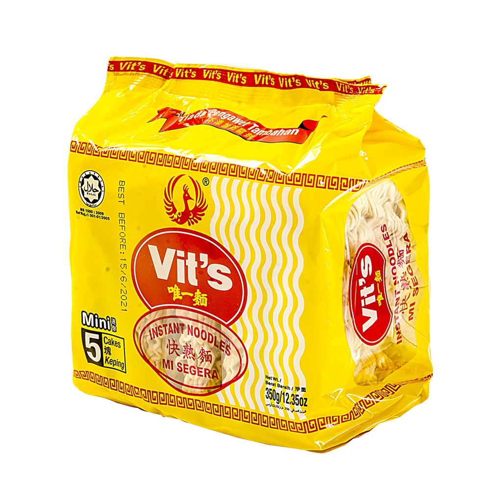 Vits Instant Noodle Mini Pack *No Preservative Added*, 70g x 5 cakes ...