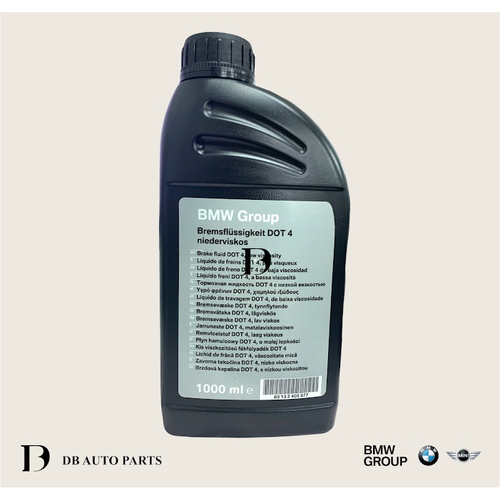 ORIGINAL BMW HIGH PERFORMANCE DOT 4 BRAKE FLUID 1000ML/ FOR ALL PURPOSE ...