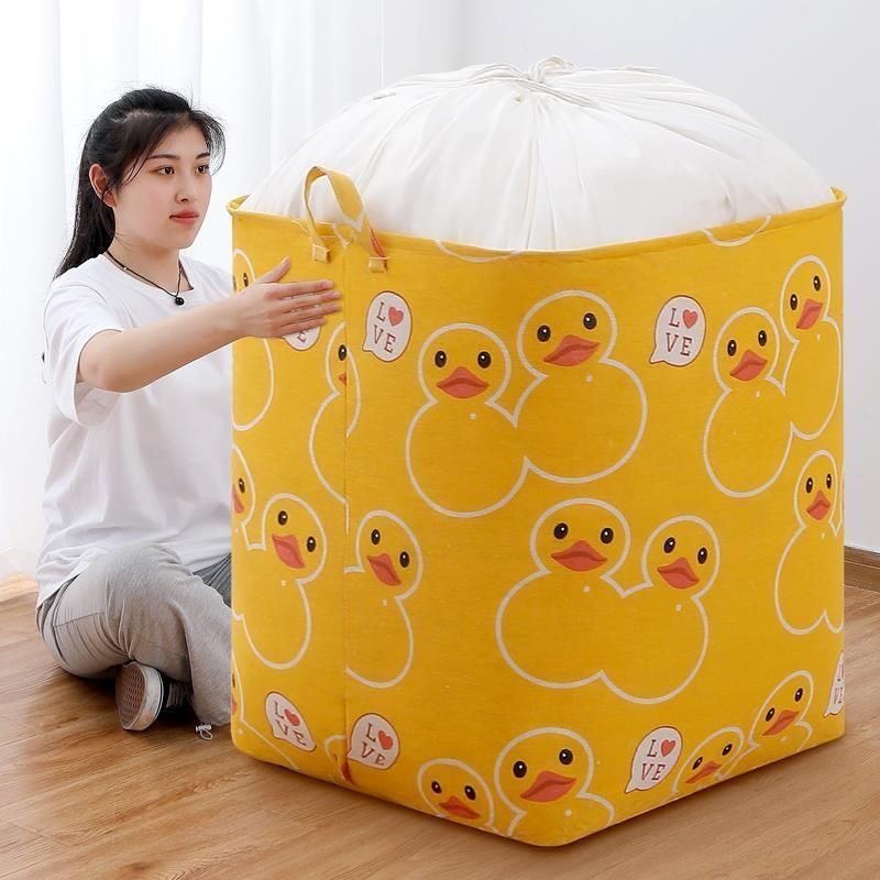 Large Storage Box Foldable Linen Kotak Simpan Boleh Lipat | Shopee Malaysia