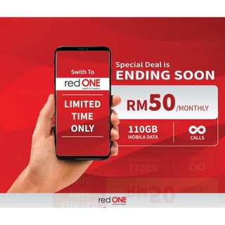 [𝗿𝗲𝗱𝗢𝗡𝗘 𝗣𝗼𝘀𝘁𝗽𝗮𝗶𝗱 𝗔𝗺𝗮𝘇𝗶𝗻𝗴 𝗣𝗹𝗮𝗻] Unlimited Data And Call MNP Promotion | Shopee Malaysia