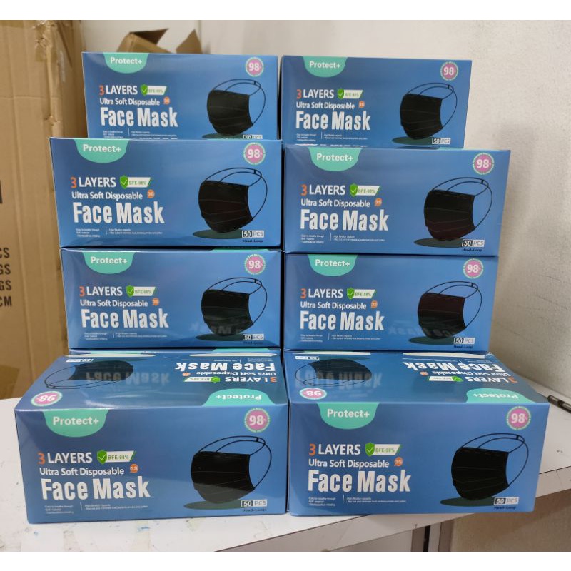 3PLY Fask Mask Hijab Mask Headloop (50pcs) | Shopee Malaysia