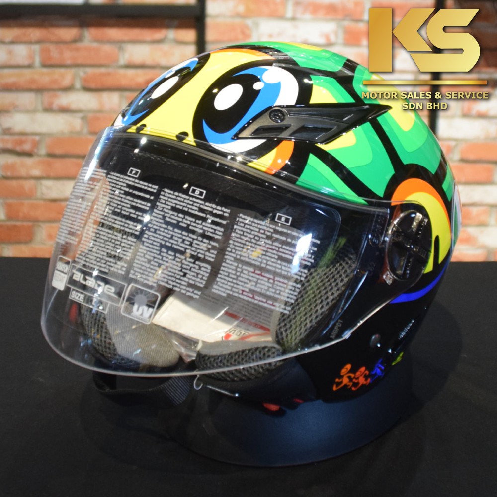 AGV OPEN FACE HELMET BLADE TOP TARTARUGA (ORIGINAL) | Shopee Malaysia