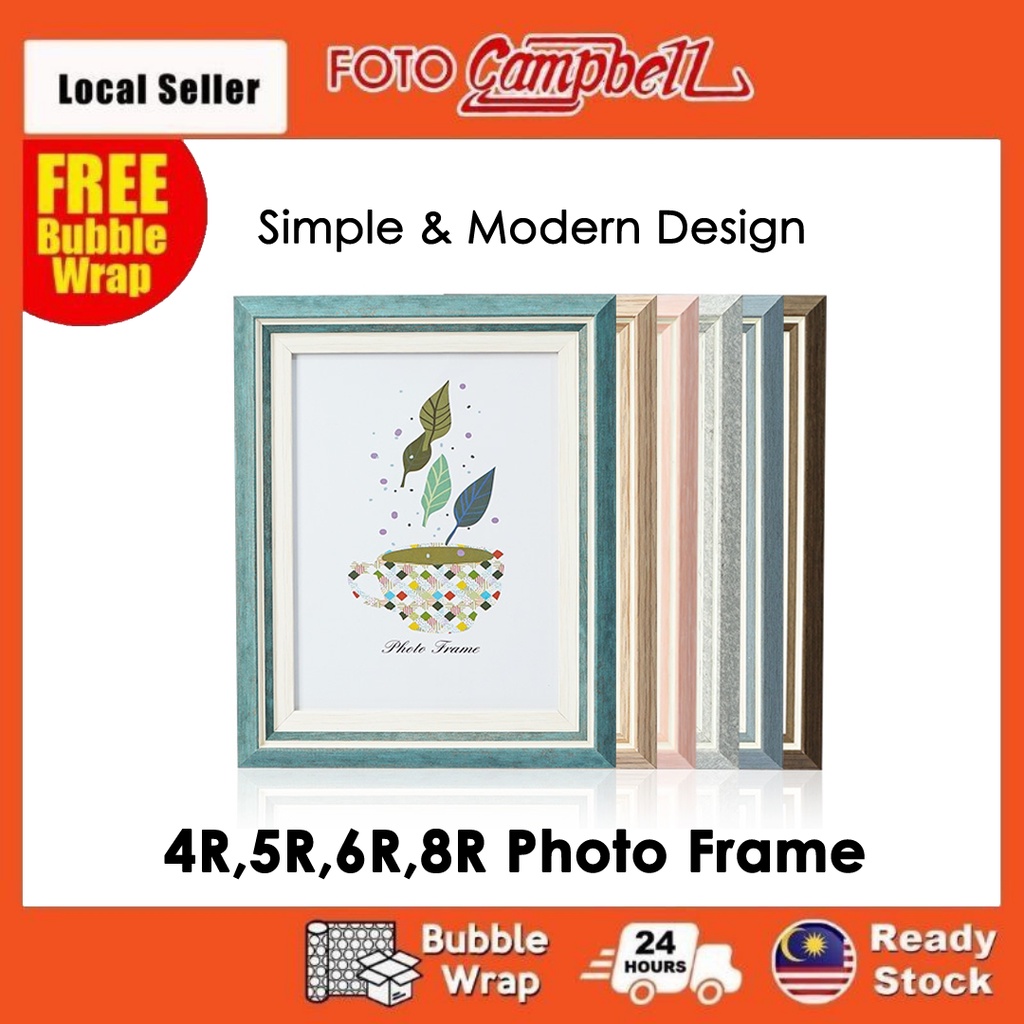 4R 5R 6R 8R Photo Frame Ready Stock(4R Frame)Ready Stock | Shopee Malaysia