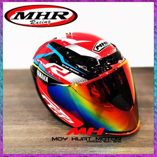 MHR HELMET YAMAHA GP EDITION RED / HELMET SIRIM / ORIGINAL MHR / ROSSI ...