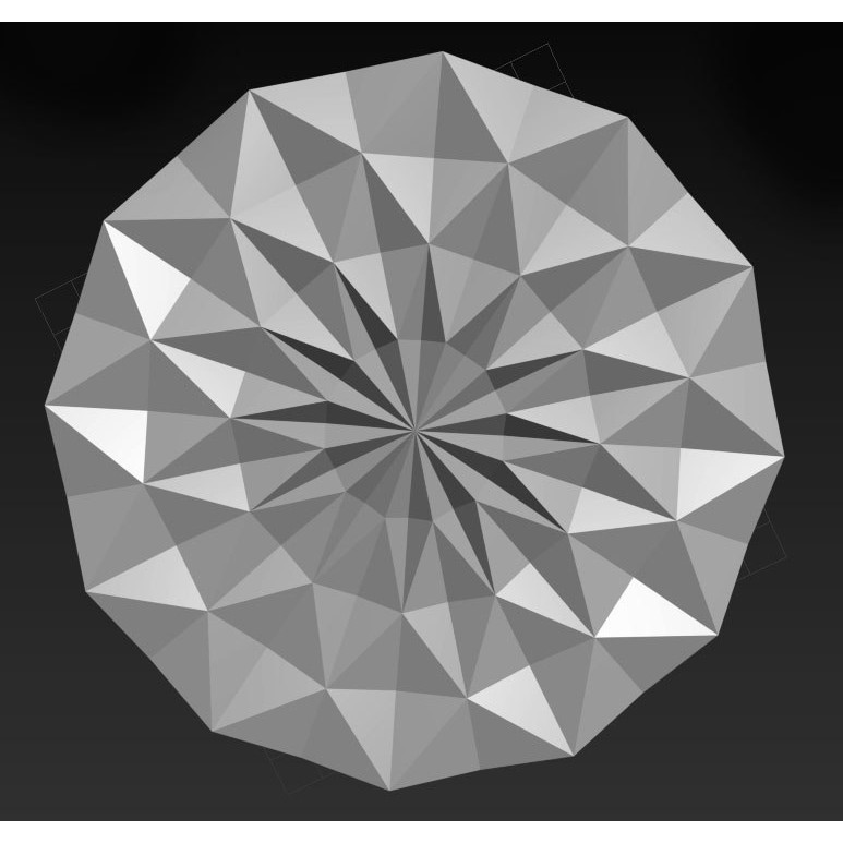 DIY 3D Papercraft A4 Paper Model Decor Kit: Round Geometrical Wall ...