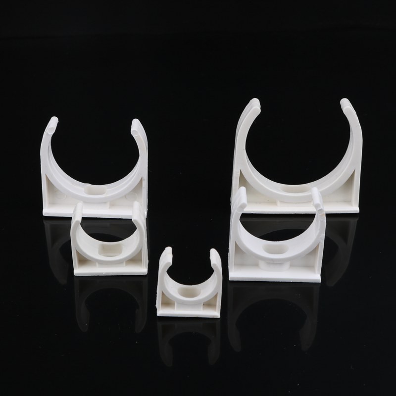 10pcs PVC Pipe Clamp Paip Bracket 20/25/32/40/50mm PVC Pipe Support ...