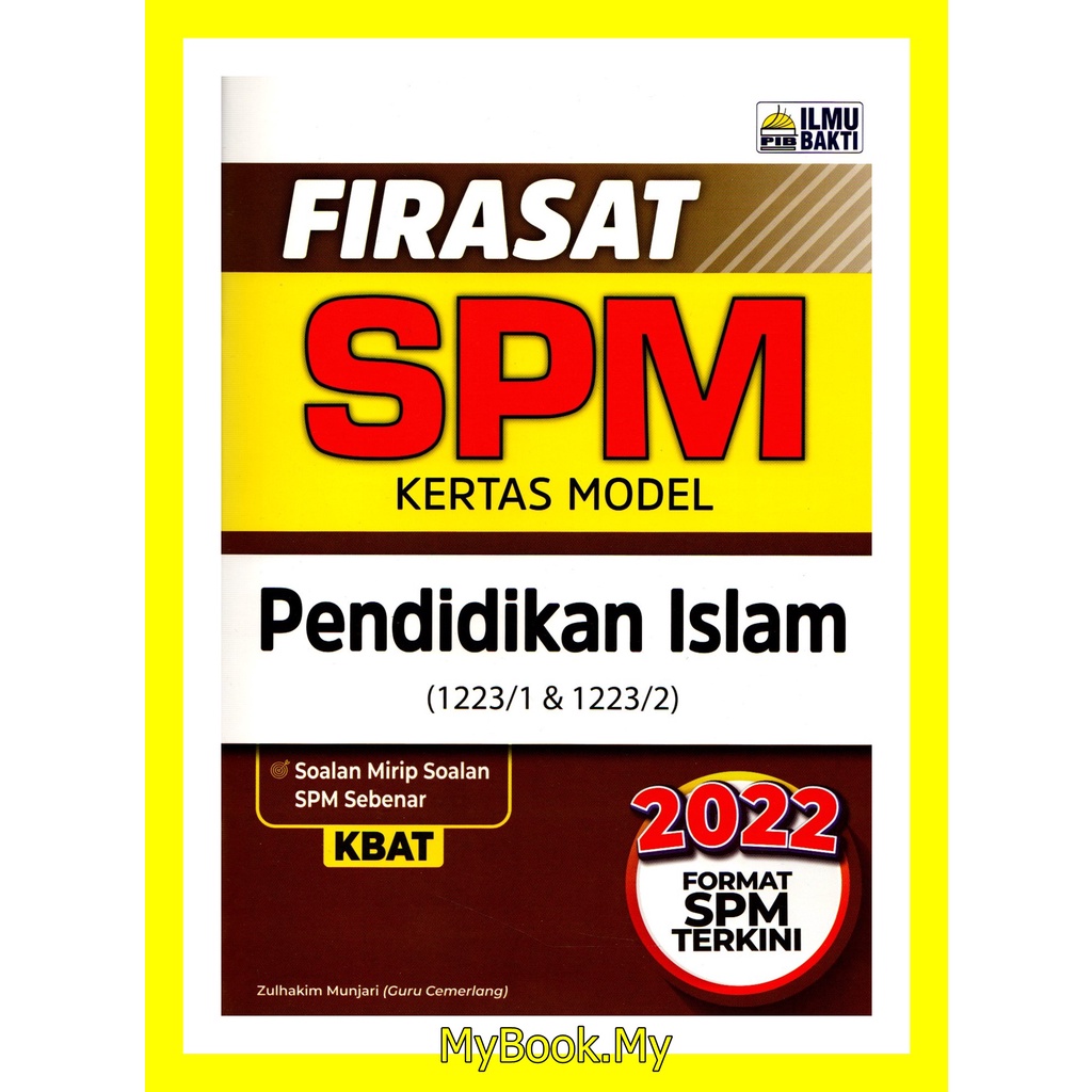 Myb Buku Latihan Firasat Spm Kertas Model Spm Pendidikan Islam