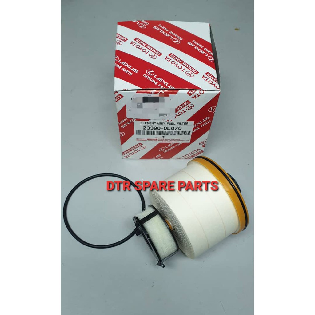 TOYOTA HILUX REVO GUN125 GUN126 100% ORIGINAL FUEL FILTER ELEMENT ...