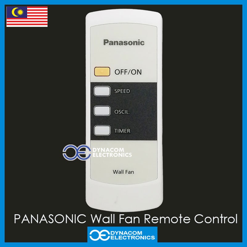 PANASONIC Original Wall Fan Remote Control [ Remote Kipas Dinding ...