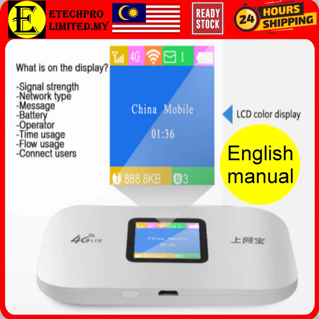 etechprolimited Benton 4G WiFi Router SIM Card Type 4G Modem WiFi ...