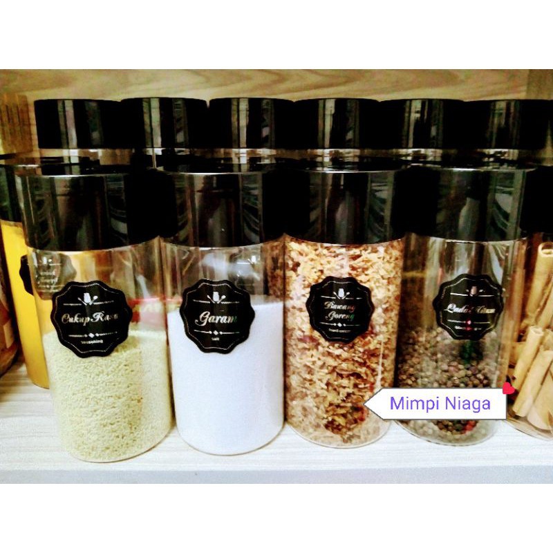 Bekas makanan balang plastik 🔥 ready stock 🔥 balang rempah balang kuih ...