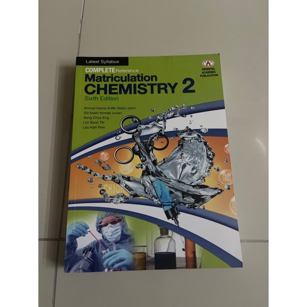 Complete Reference Matriculation CHEMISTRY 1 & 2 (SIXTH Edition ...