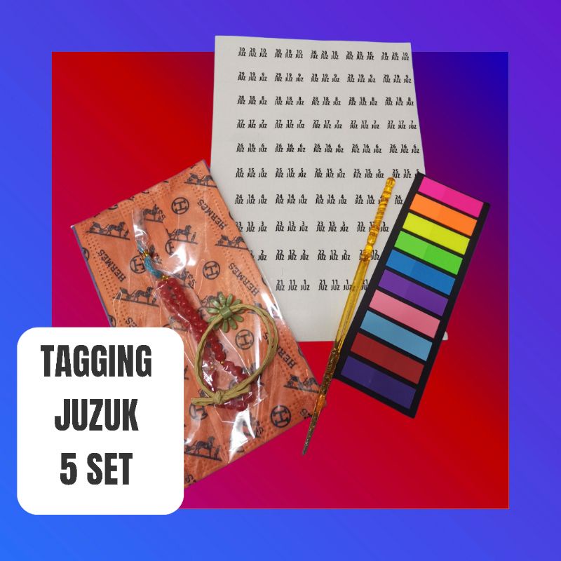 Sticker Tagging JUZUK AL-QURAN (5 Set x 30 Juz) | Shopee Malaysia