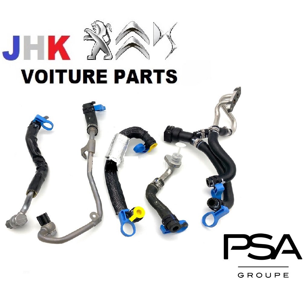 Original Turbocharge Coolant Pump/Oil Lube Pipe In/Return Hose Peugeot ...