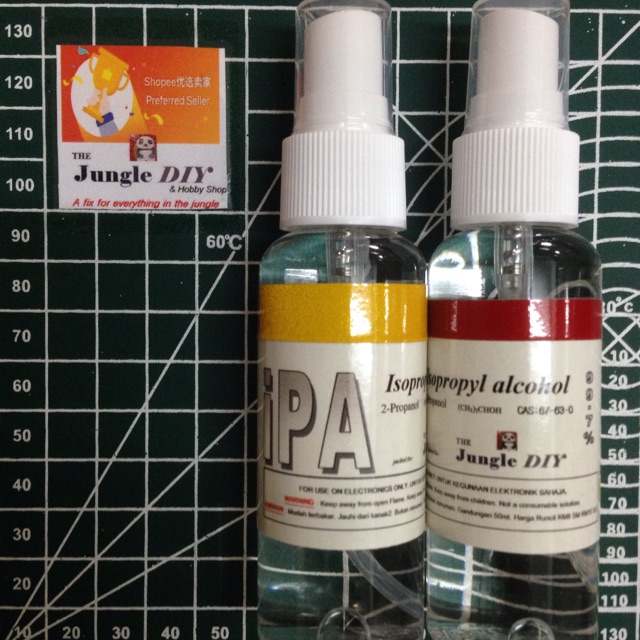 Isopropyl alcohol 50ml spray bottle IPA 99% 75% | Shopee Malaysia