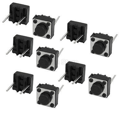 20Pcs Tactile Switch 2Pin DIP Momentary Tact 6x64.3/5/6/7/8/9/10mm 6*6* ...