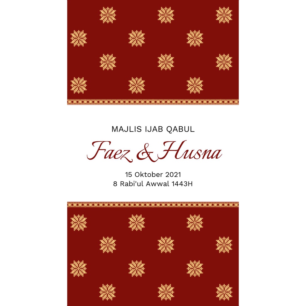 Video Jemputan Kahwin, Kad Kahwin Digital, Wedding Invitation Video ...