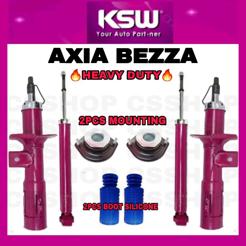 Perodua Axia Bezza KSW Shock Absorbers KShowa Shock Absorber suspension ...