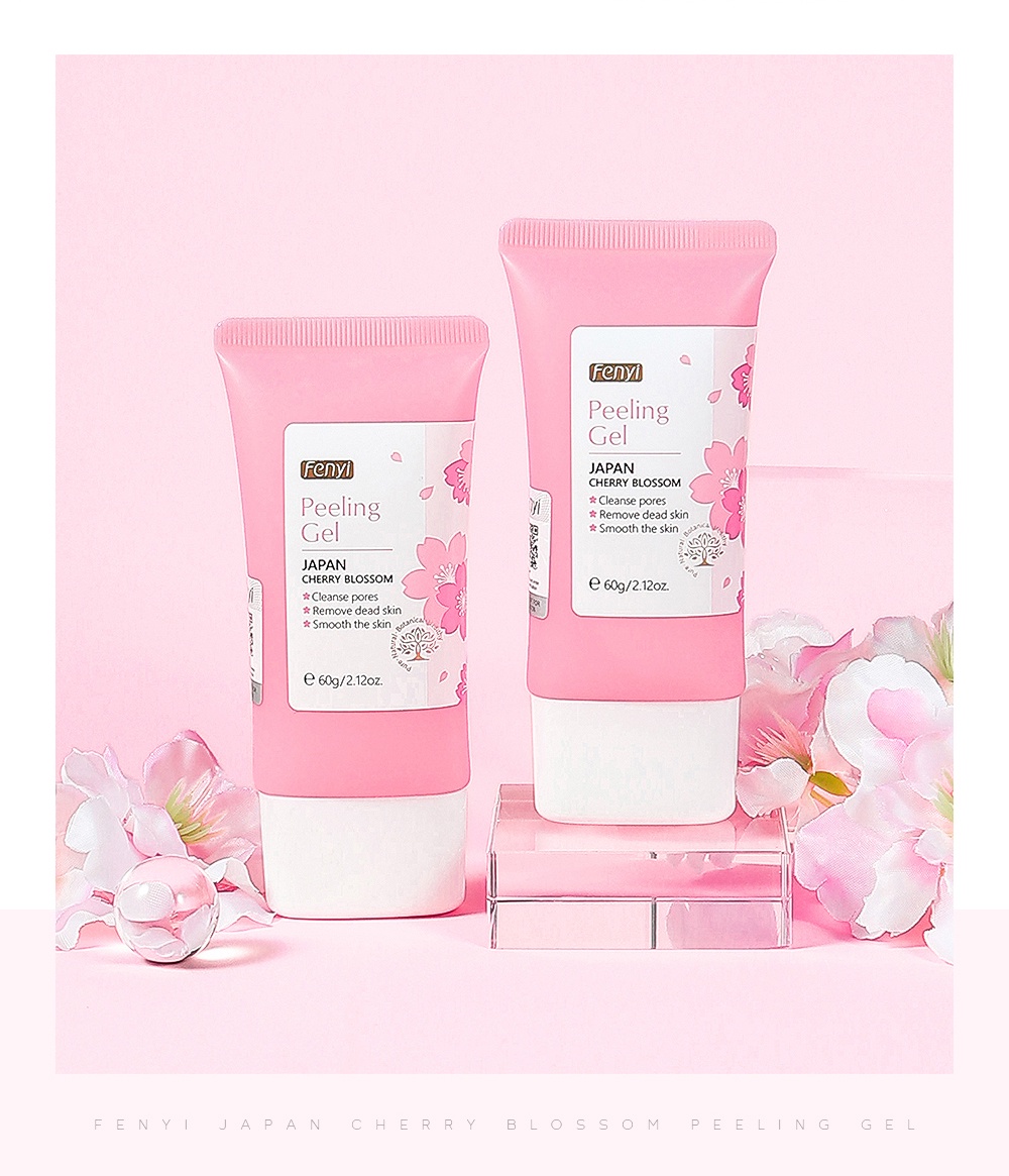 Fenyi Cherry Blossom Peeling Gel Facial Scrub Exfoliating Remove Dead ...