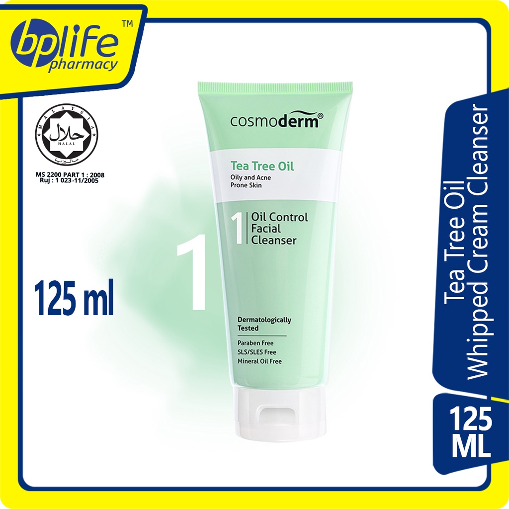 Cosmoderm Tea Tree Oil Oil Control Facial Cleanser 125ml | Shopee Malaysia
