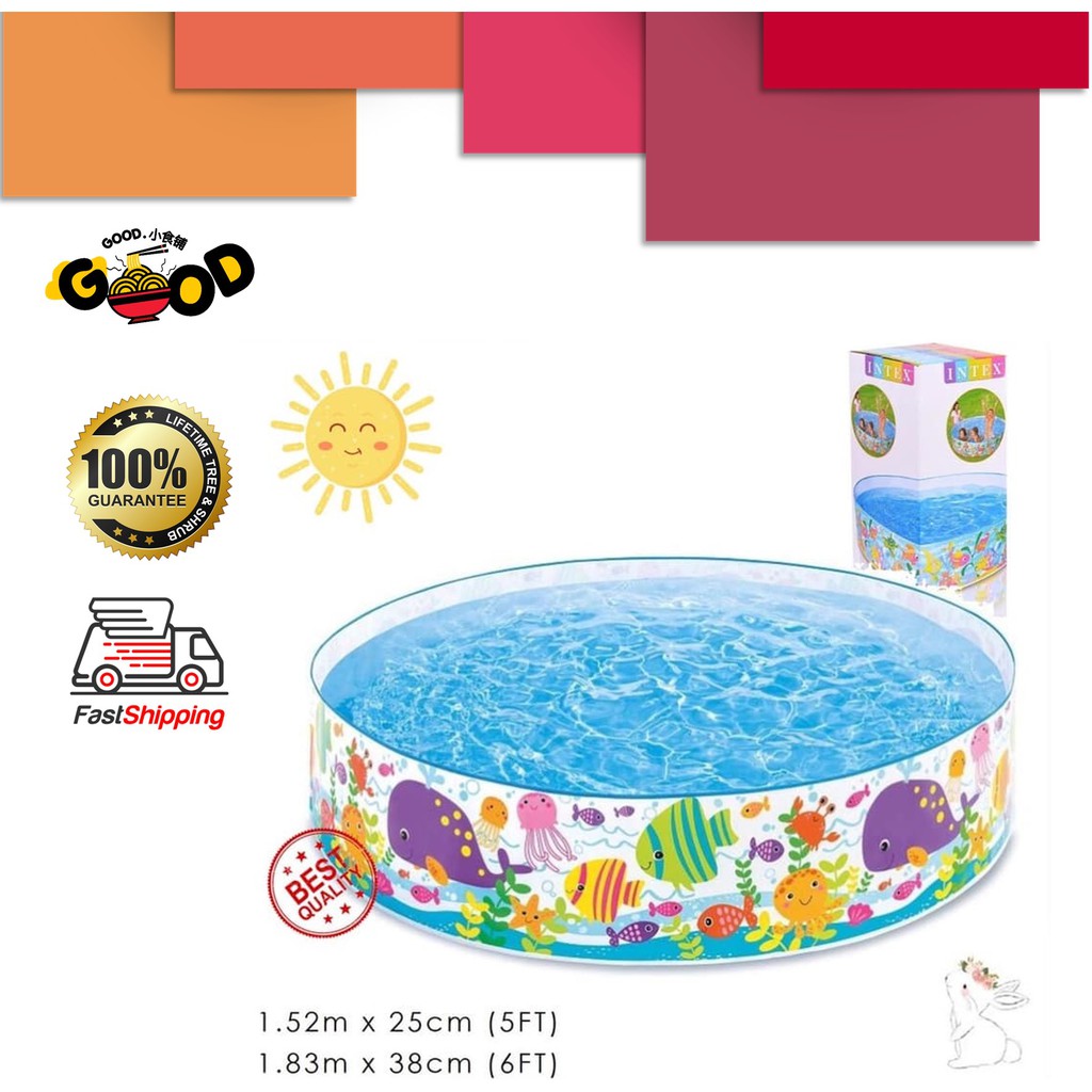 Intex Snapset Swimming Pool 56451 / 56452 Kids Children Play Kolam Air ...
