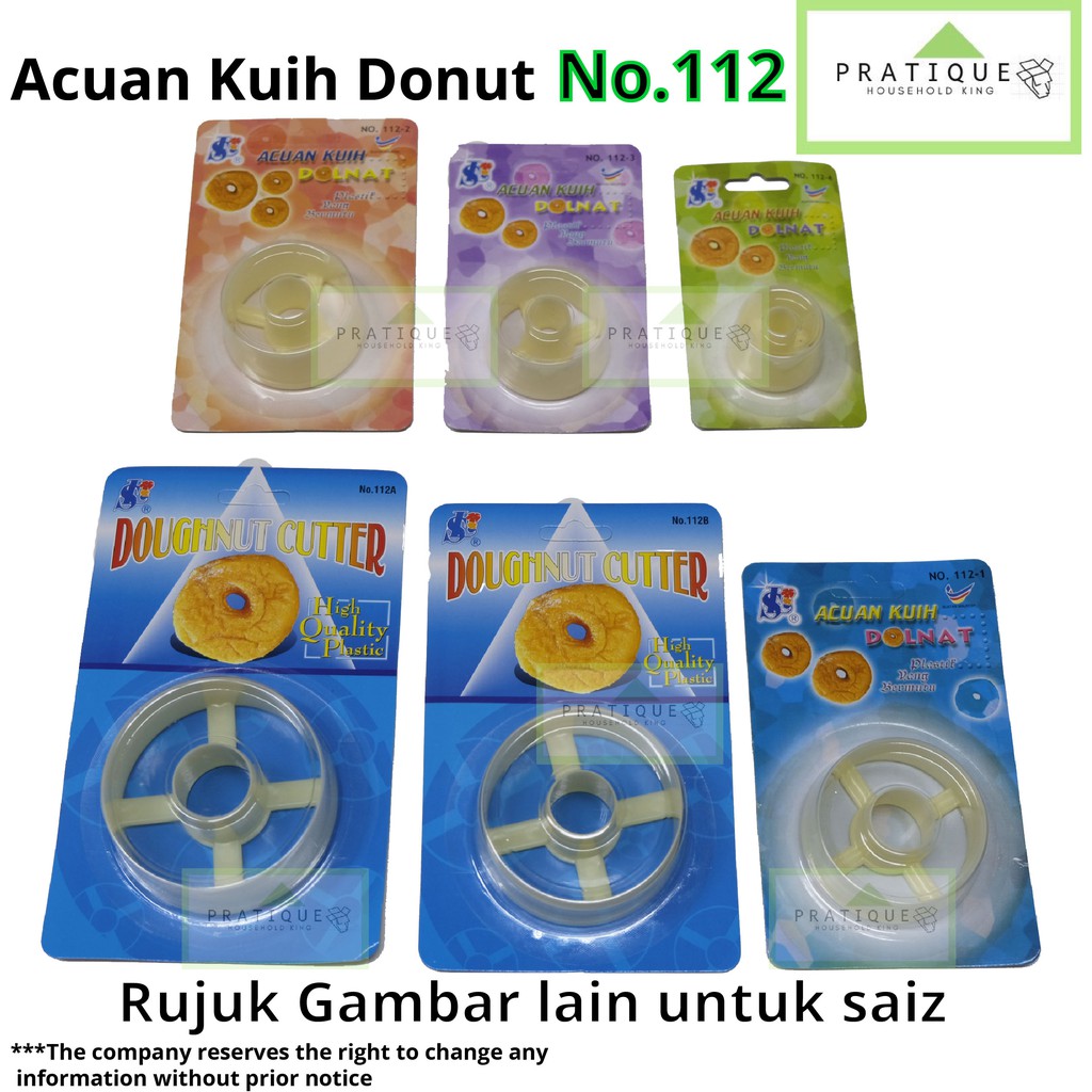 Acuan Kuih Donut Plastik / Donut Mould Plastic | Shopee Malaysia