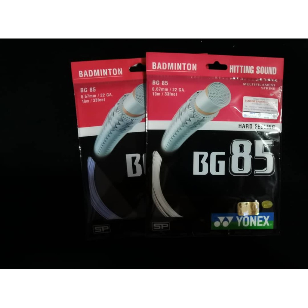 YONEX BADMINTON STRING BG85 (RANDOM COLOR) | Shopee Malaysia