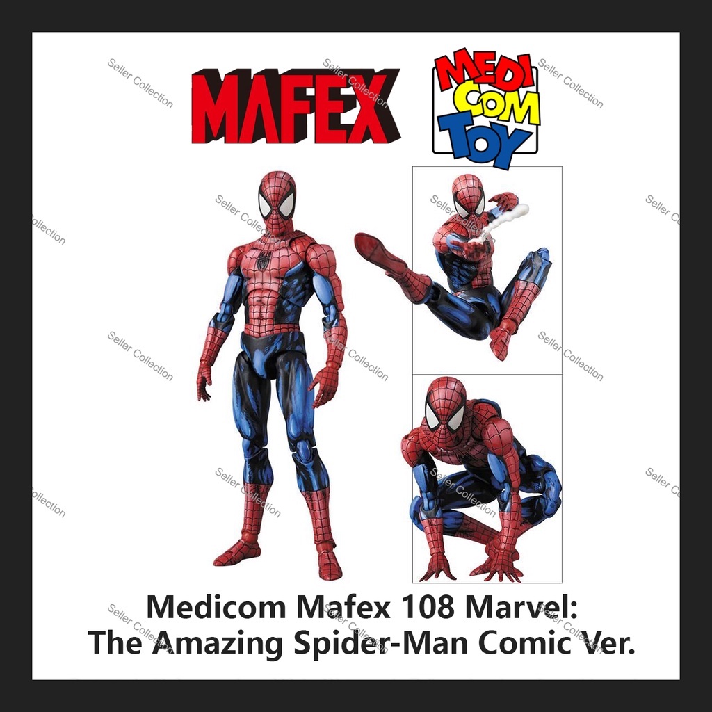 Medicom Mafex 108 Marvel: The Amazing Spider-Man Comic Ver. (RARE ...