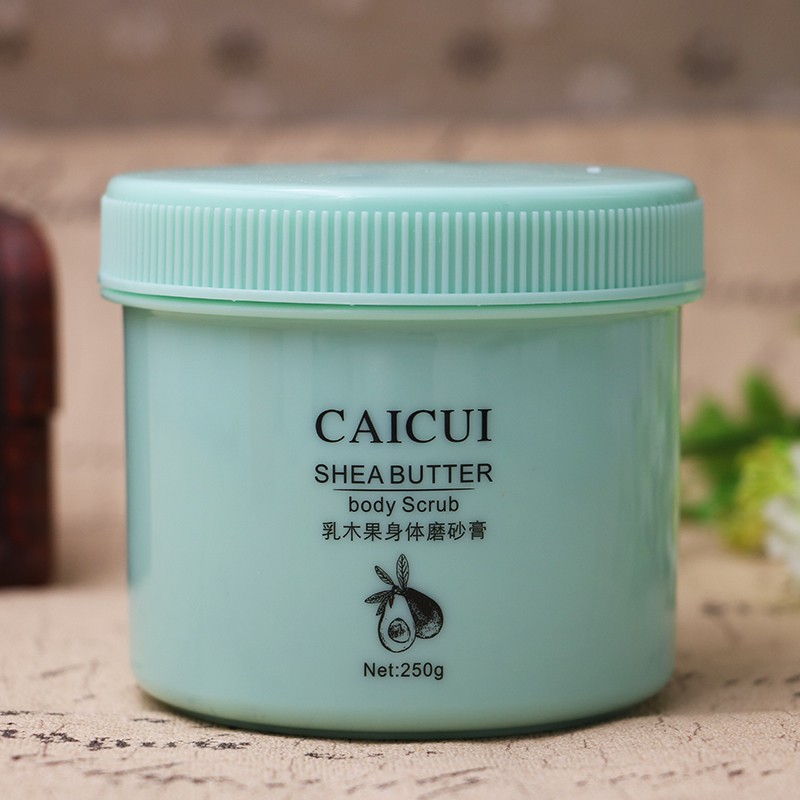 Extract Shea Butter Body Scrub Cream Female Deep Cleansing Body ...