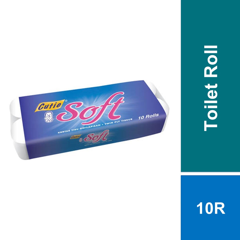 Cutie Soft Toilet Roll 2Ply 10R | Shopee Malaysia