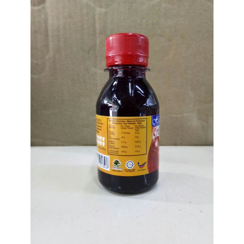 (hajar) sirap ros 100ml, halal, produk muslim, sirap, pewarna makanan ...