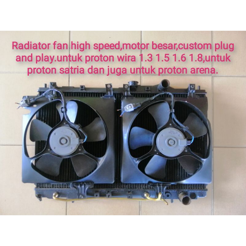 Radiator fan high speed wira, satria,arena | Shopee Malaysia