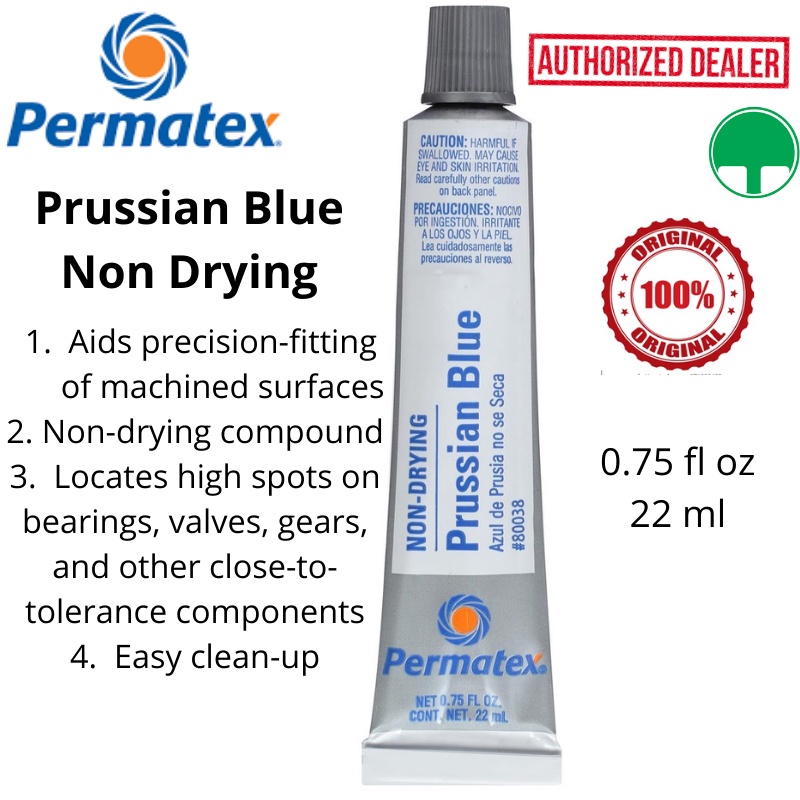 100% Original Permatex Prussian Blue 80038 75 fl oz/22ml high spots on ...