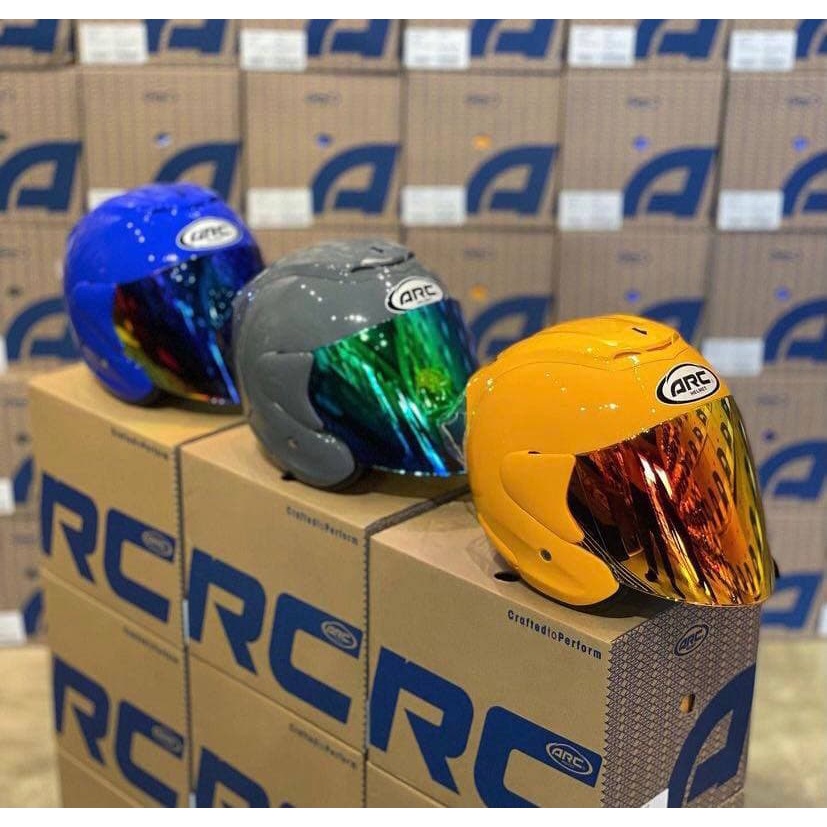 Arc Helmet Open Face Ritz Modern Colour | Shopee Malaysia