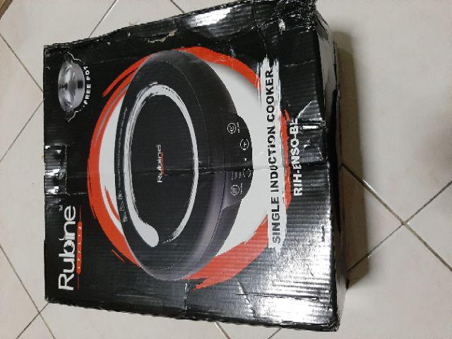 Rubine Electric Ceramic Induction Cooker RIH-ENSO-BL Free Cooking POT ...