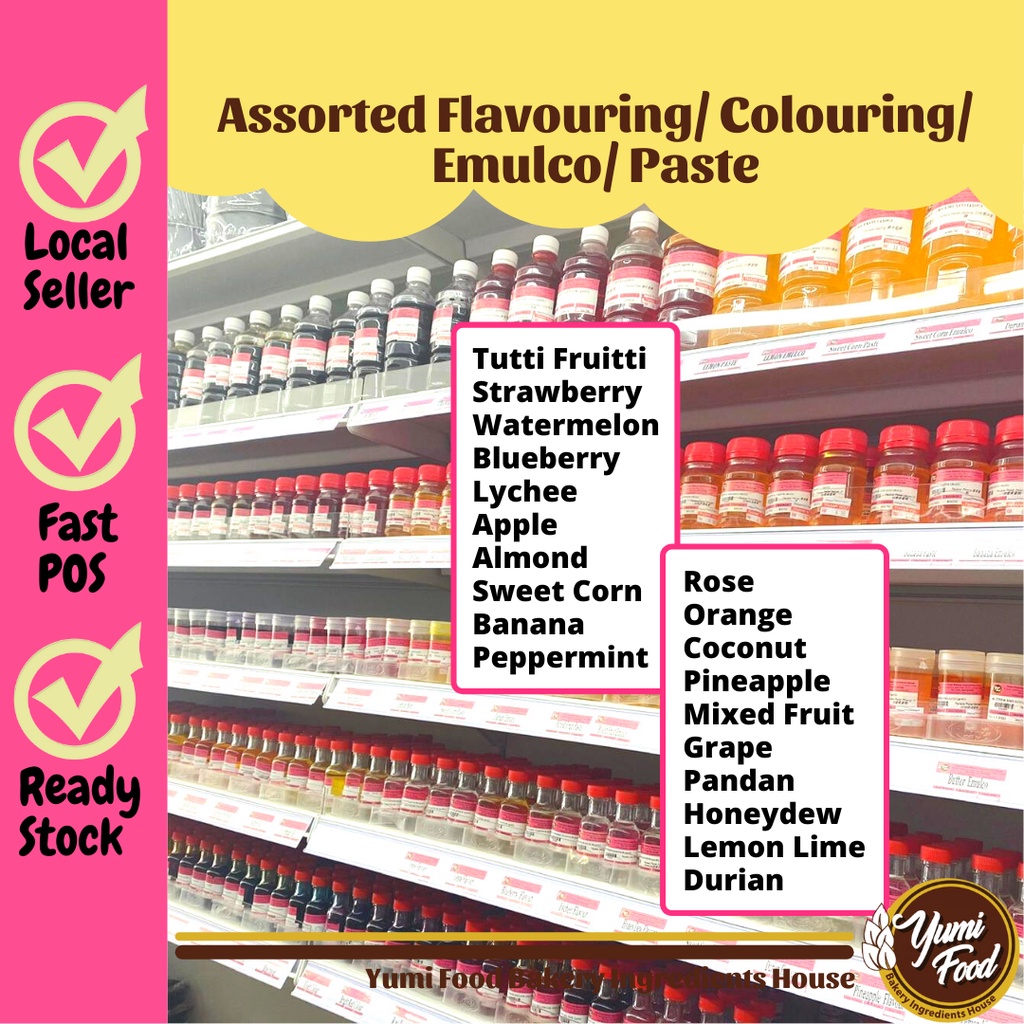 [READY STOCK] 30g Perisa Makanan/ Artificial Food Flavouring | Assorted ...