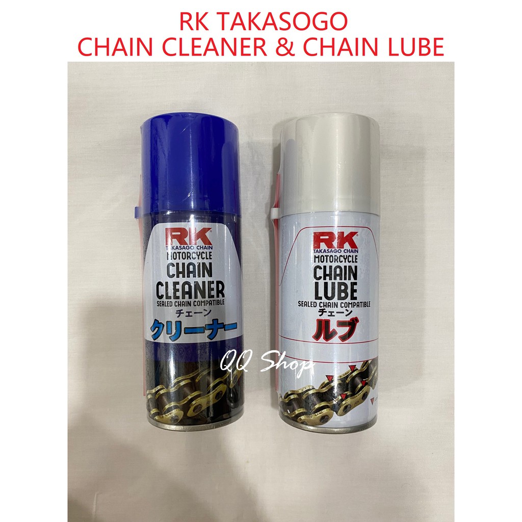 RK TAKASAGO MOTORCYCLE CHAIN CLEANER / CHAIN LUBE MINYAK RANTAI SPRAY ...
