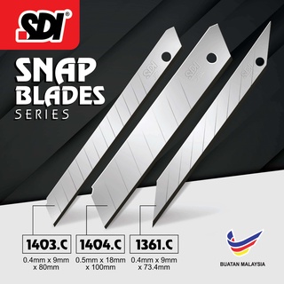 [ SDI ] SDI CUTTER KNIFE 0426A (18mm) / 0411A (9mm) / SDI BLADES 1403C / 1404C / HEAVY DUTY ...