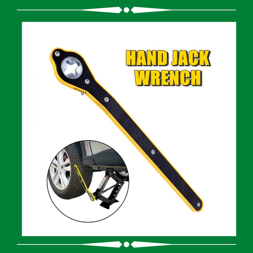 Hand Jack Wrench ratchet Tire Wheel Lug Handle for travel use and ...