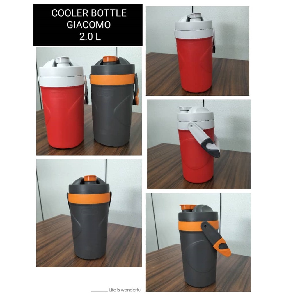 Cooler Bottle Botol Air Sejuk 2 Liter Botol Kedap Udara Hadiah Botol ...