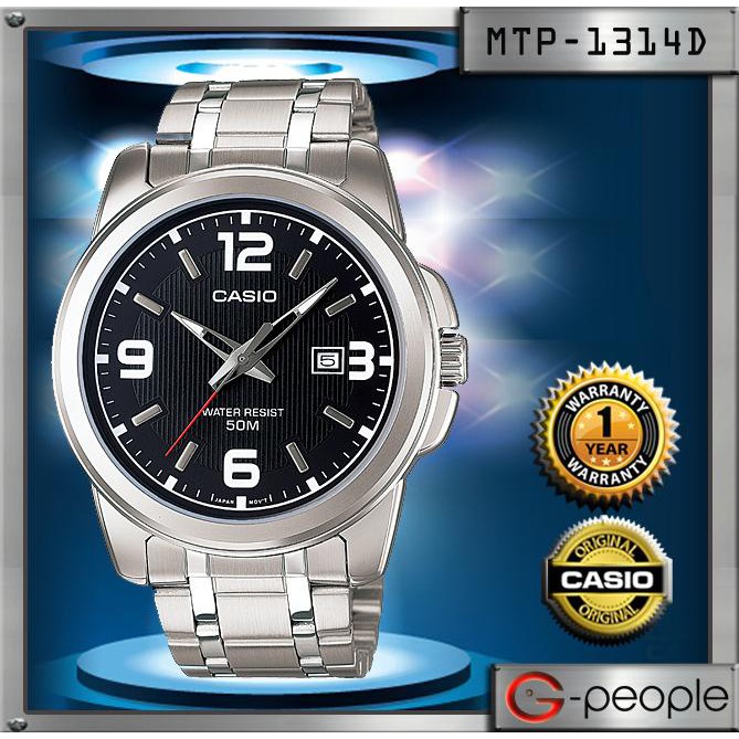CASIO MTP-1314D-1AV / MTP-1314D-1A / MTP-1314D GENT'S WATCH 100% ORIGINAL | Shopee Malaysia