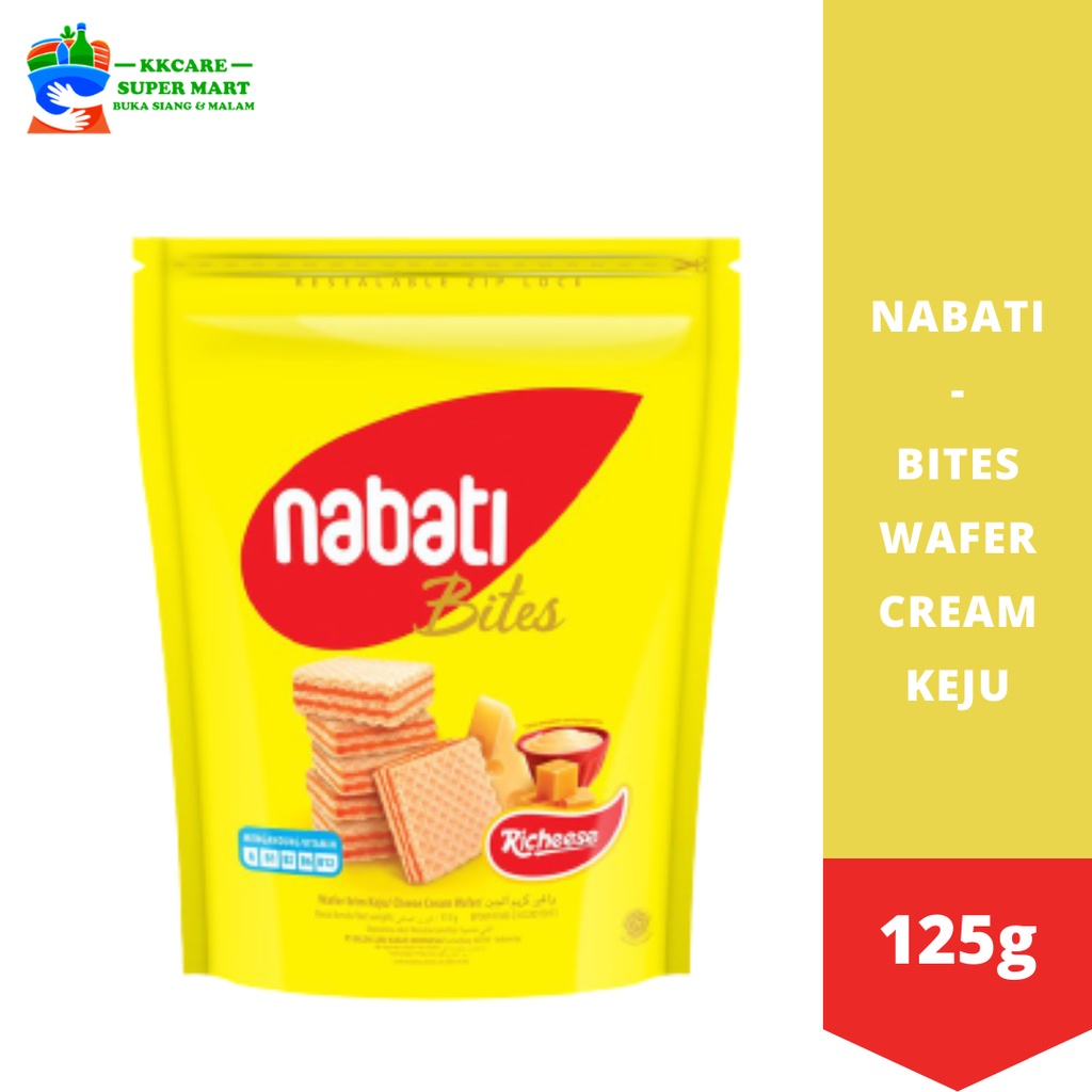 Nabati - Bites Wafer Cream Keju 125g | Shopee Malaysia