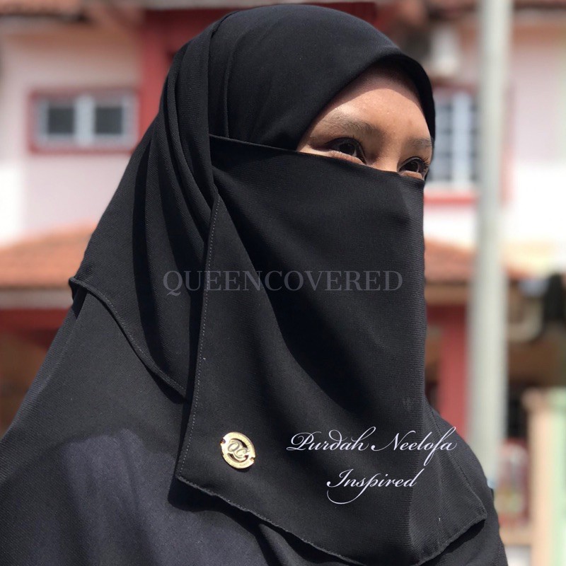 [Queencovered] Purdah & Niqab Neelofa Inspired | Shopee Malaysia