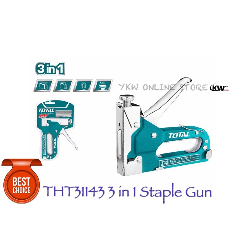 TOTAL THT31143 3 in 1 Staple Gun | Shopee Malaysia