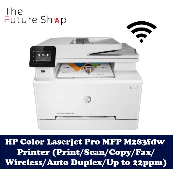 HP Color LaserJet Pro Multi Function Printer M283fdw ( PRINT/SCAN/COPY ...