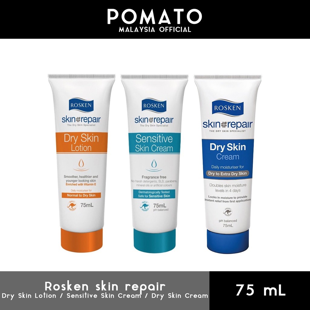 ROSKEN Skin Repair Cream/Lotion/Sensitive Cream 75ml | Shopee Malaysia