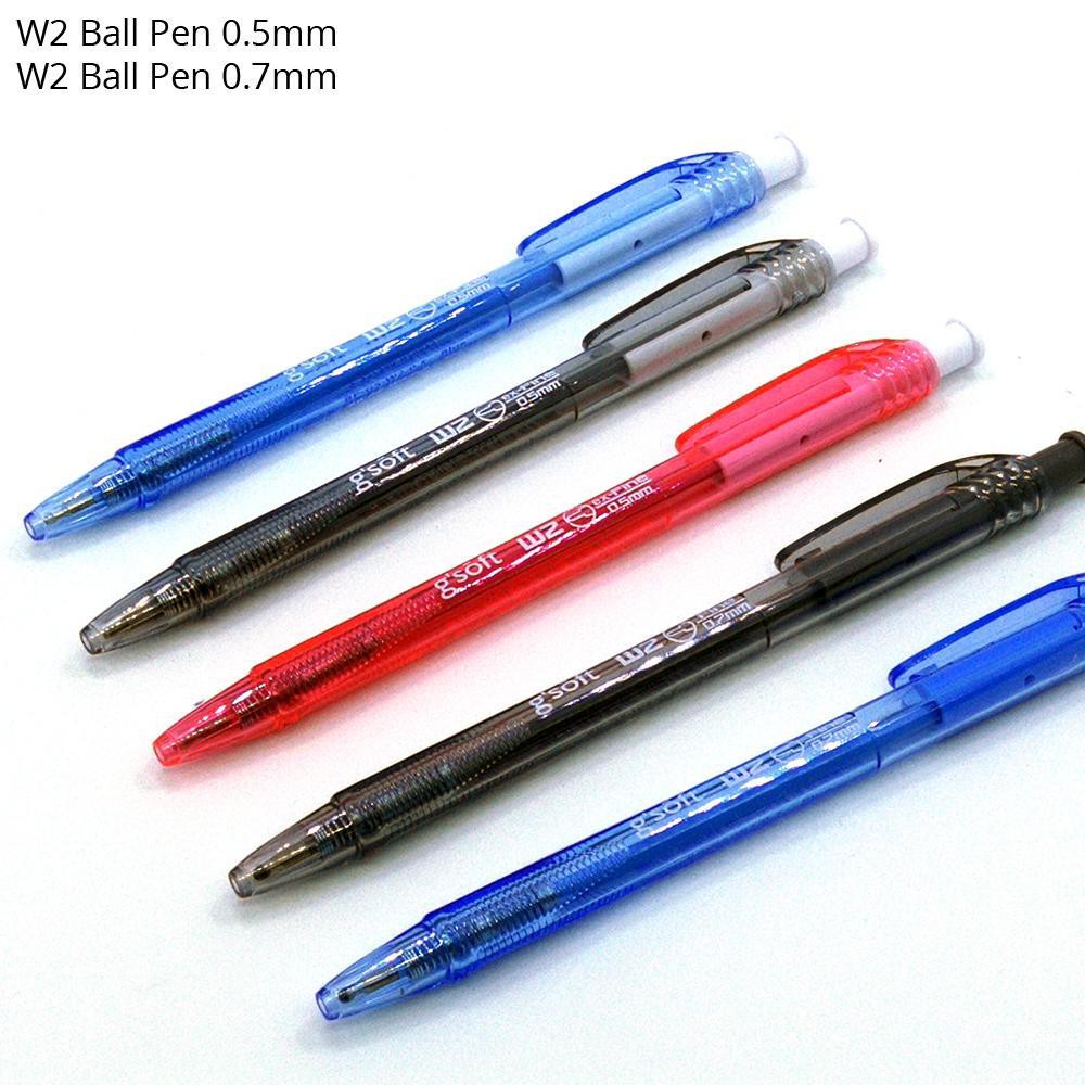 G'soft W2 Ball Point Pen 0.5mm / 0.7mm / 1.0mm | Shopee Malaysia