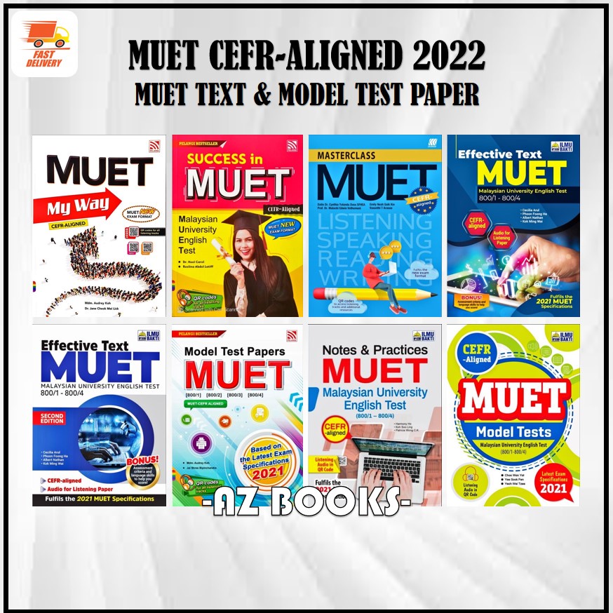 [AZ] TEXT BOOK & MODEL TEST MUET SUCCESS IN MUET / MUET MY WAY ...